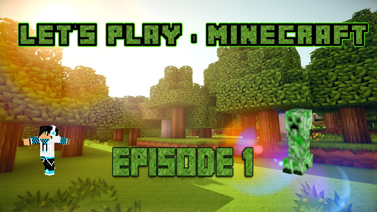 Minecraft Singleplayer #1 - The First Night - YouTube