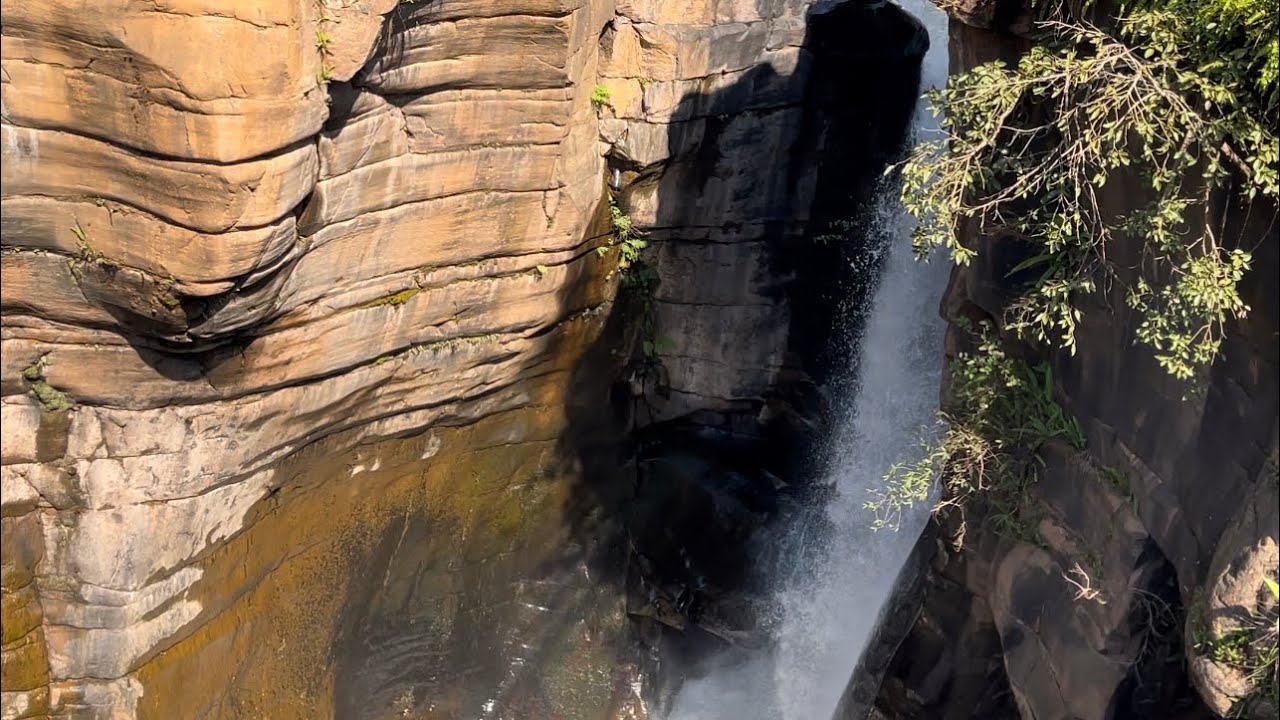 Waterfall in Sabie, South Africa - YouTube