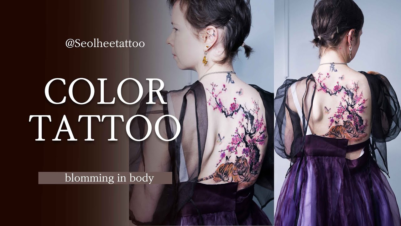 Painting tattoo on the back , painting art, drawing with me! 🧚🏻‍♀️ ...