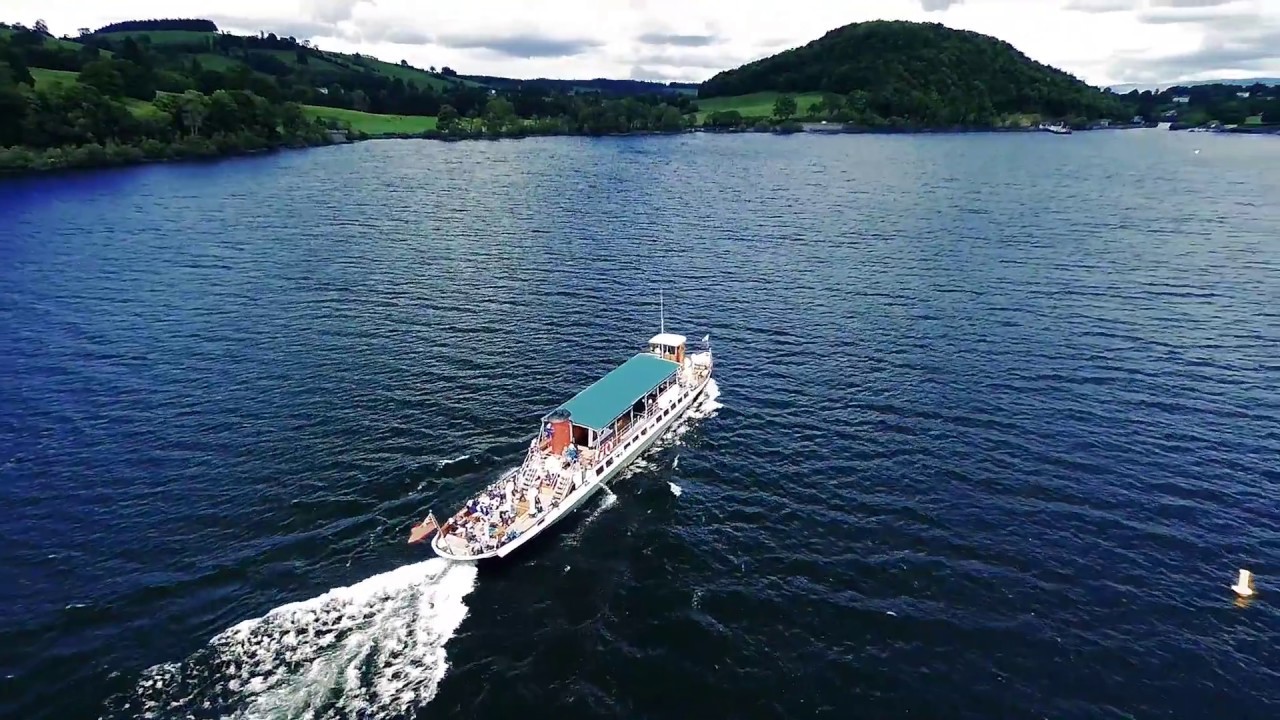 Ullswater Boat Lady of the lake - YouTube