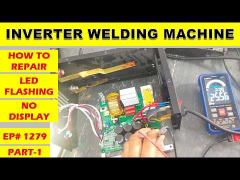 {1279} IGBT Inverter welding machine repair, part-1 - YouTube