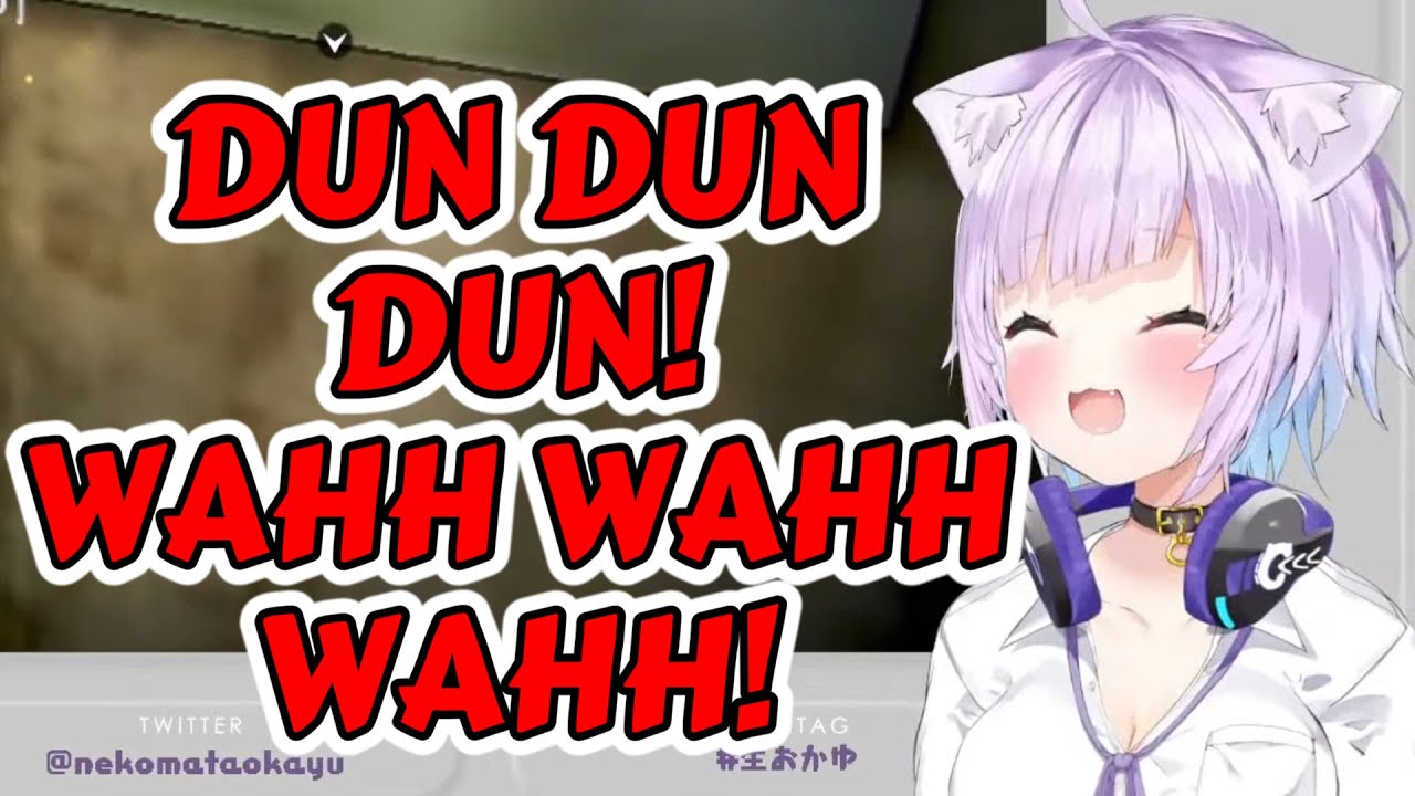 【ENG SUB】Okayu testing theory “If you’re drunk, horror games aren’t ...