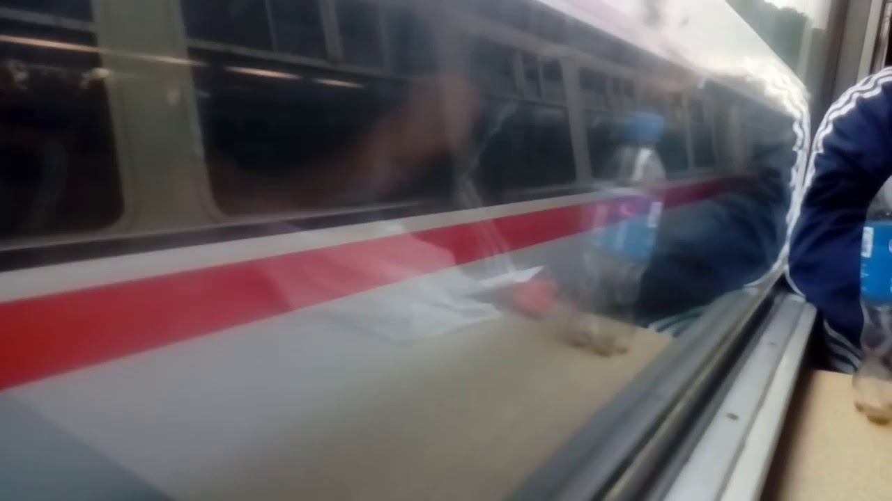 Aboard the 85 merlin steam train from Connoly to Drogheda - YouTube