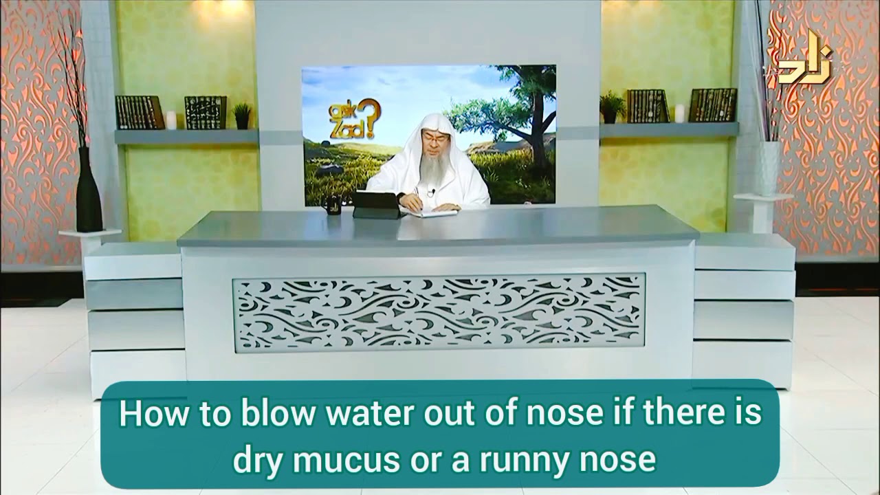 How to blow water out of nose if there is dry mucus or a runny nose ...