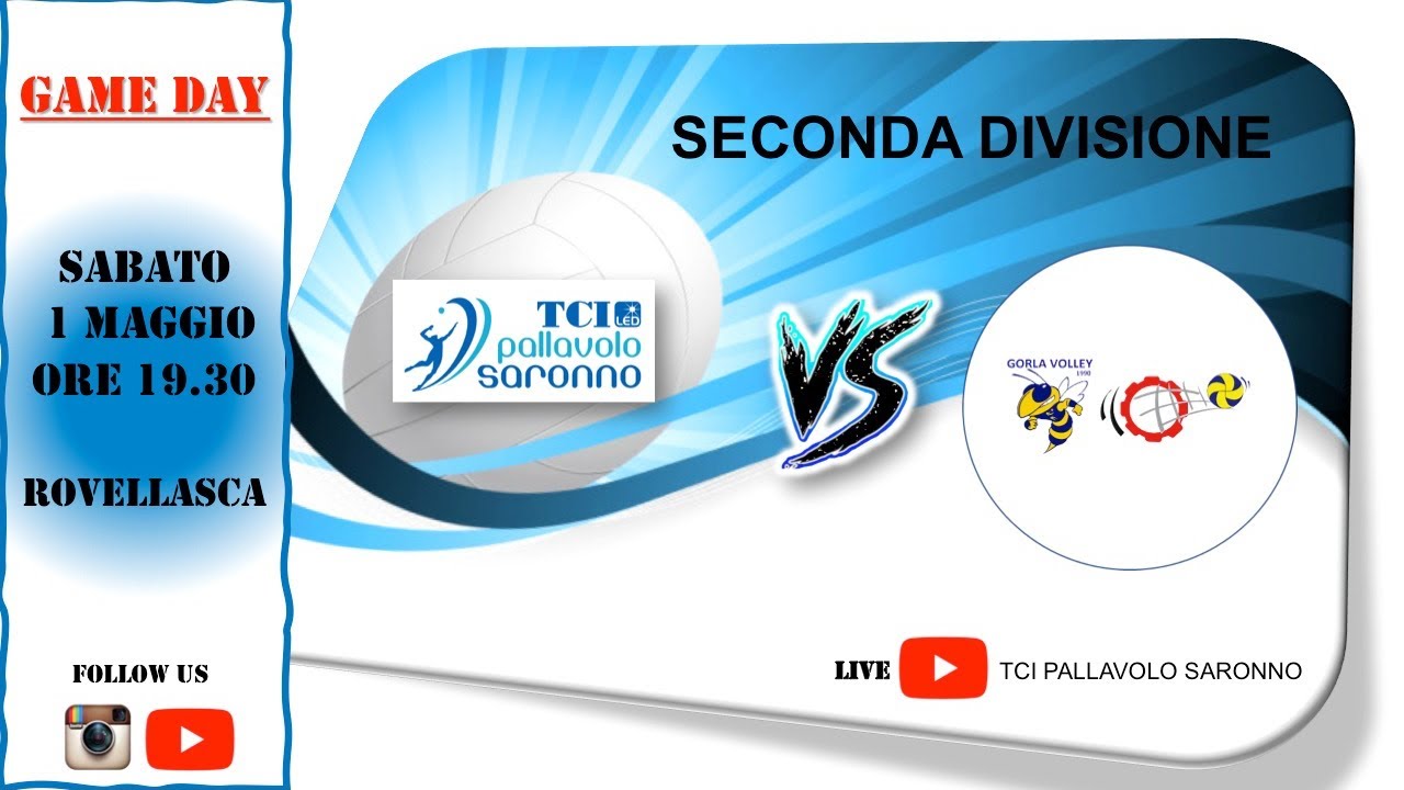 TCI PALLAVOLO SARONNO - Gorla - YouTube