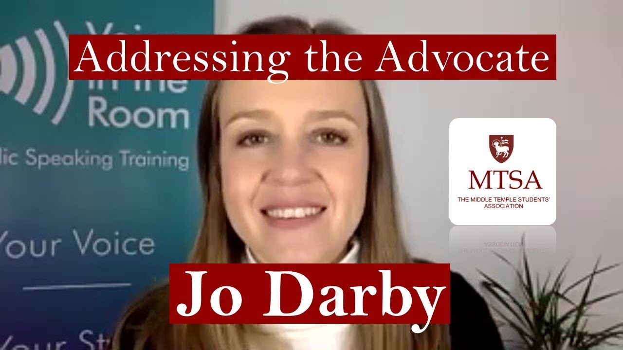 Addressing the Advocate | Episode One | Jo Darby - YouTube
