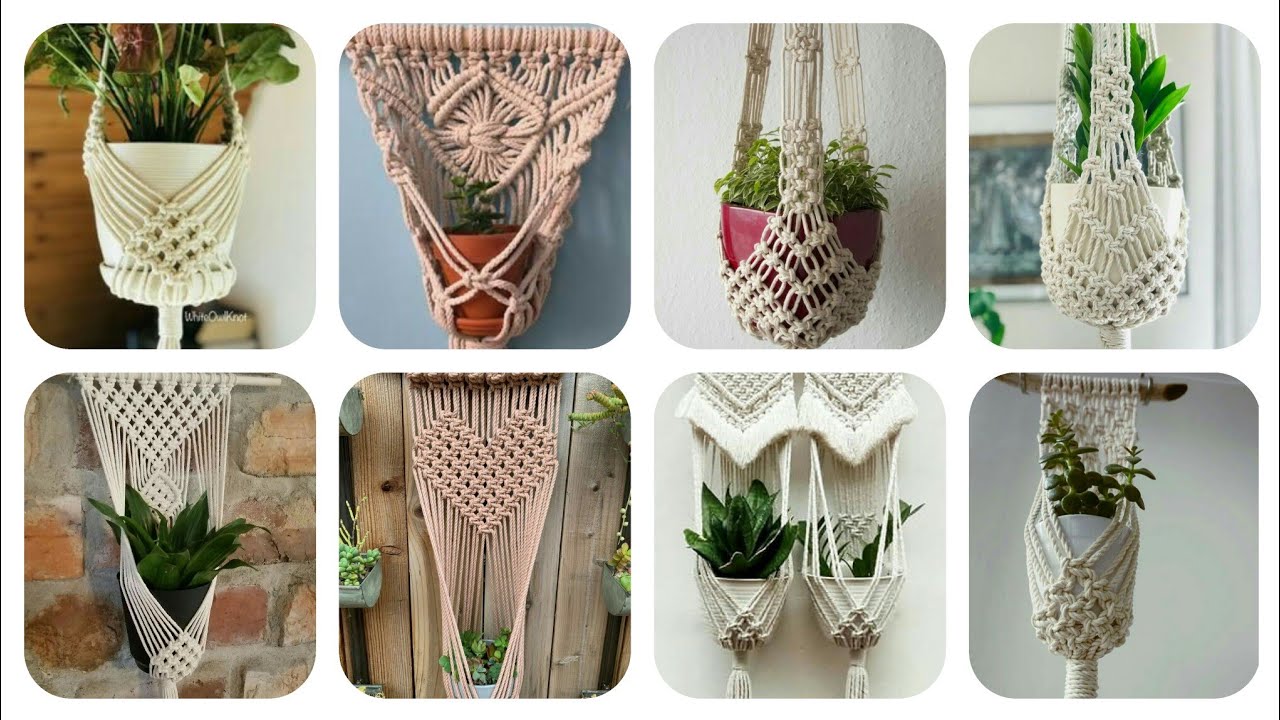 most beautiful crochet mekram design latest and impressive idea - YouTube