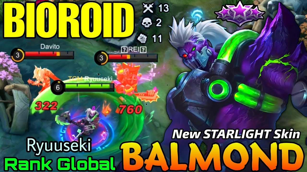 Bioroid Balmond New STARLIGHT Skin MVP Play! - Top Global Balmond by ...