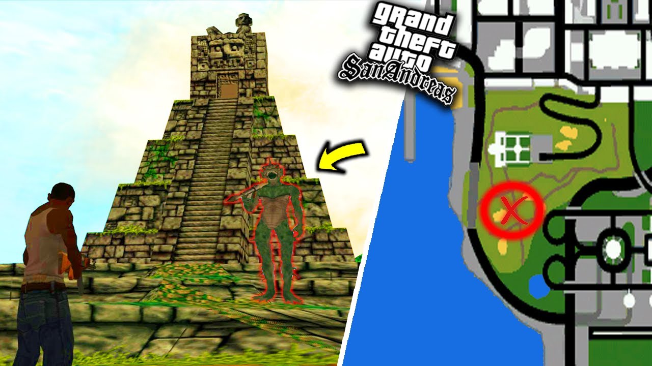 اكتشفت معبد الوحوش السري في قراند سان اندرياس GTA San Andreas Secret ...