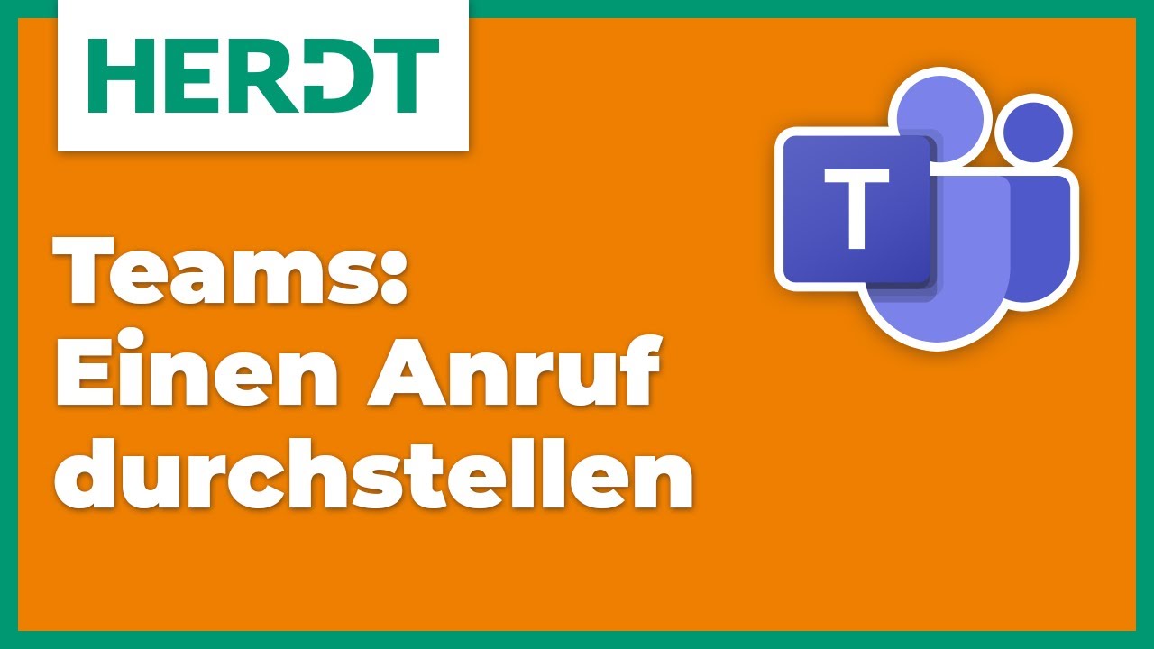 HERDT-Tipp | Einen Anruf in Teams durchstellen - YouTube