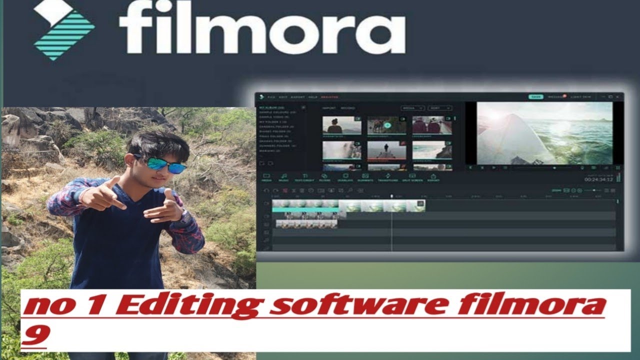 (filmora9) best youtube video editing software for free on pc - YouTube