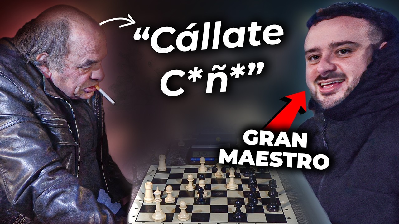 AJEDRECISTA CALLEJERO vacila a GRAN MAESTRO🔥(Pepe Cuenca) - YouTube