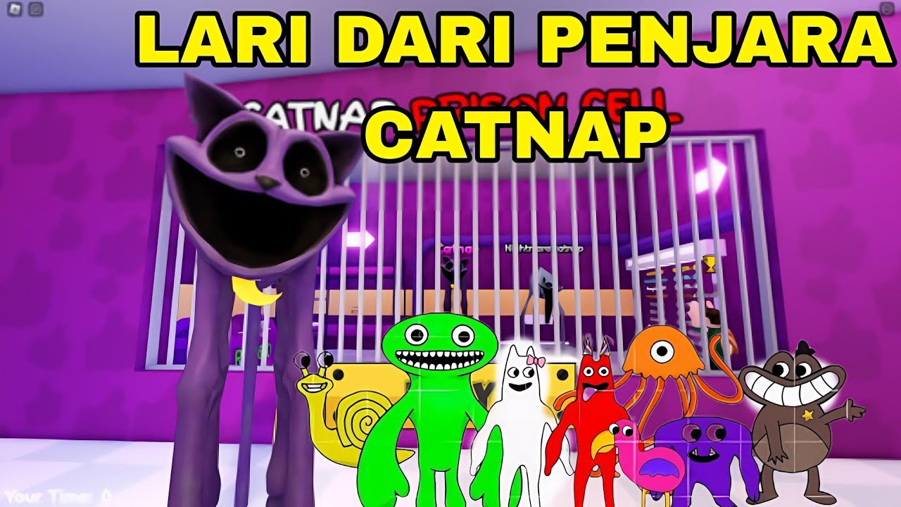 LARI DARI PENJARA CAT NAP ROBLOX - YouTube