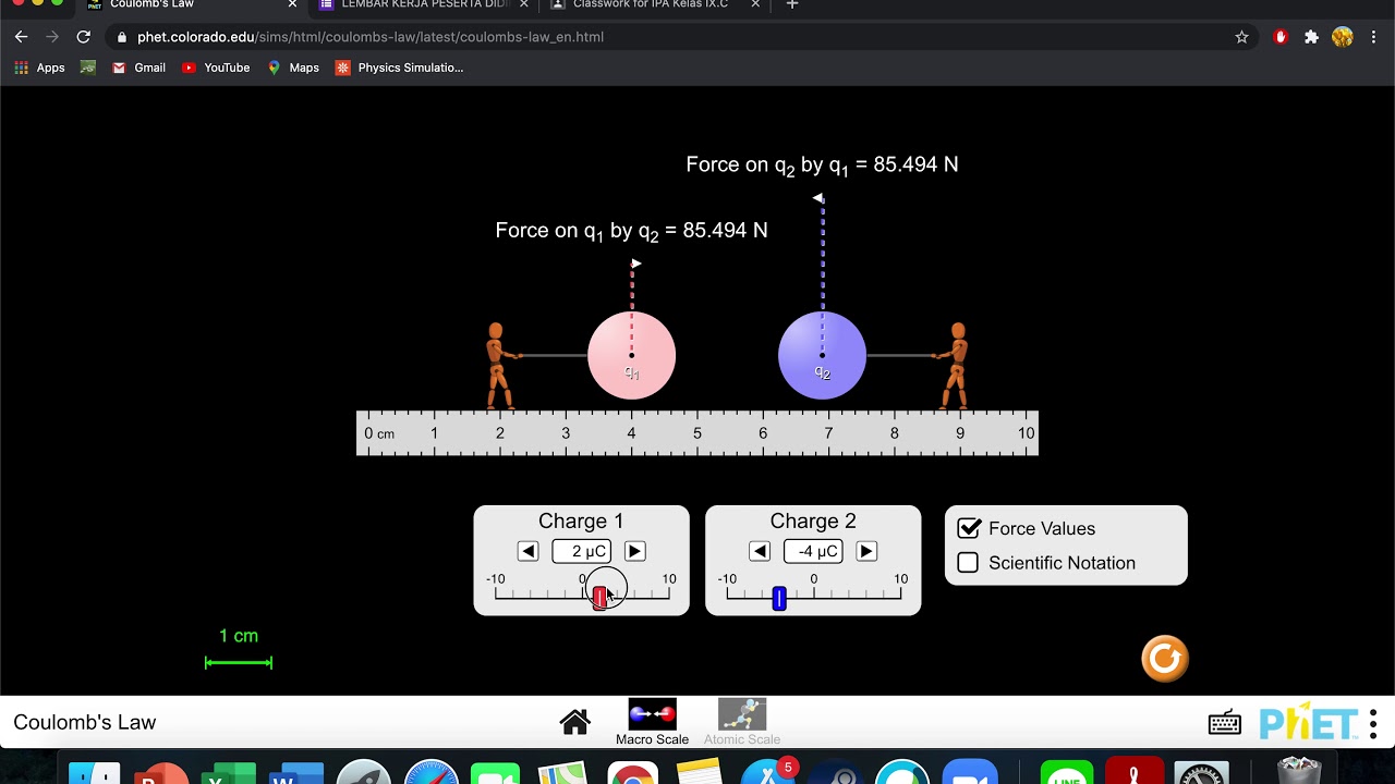 Tutorial Penggunaan Simulasi Listrik Statis PhET - YouTube