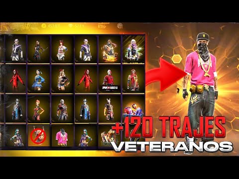 ABRIENDO MAS DE 120 TRAJES VETERANOS OMG 😱QUE EPICO *FREE FIRE - YouTube