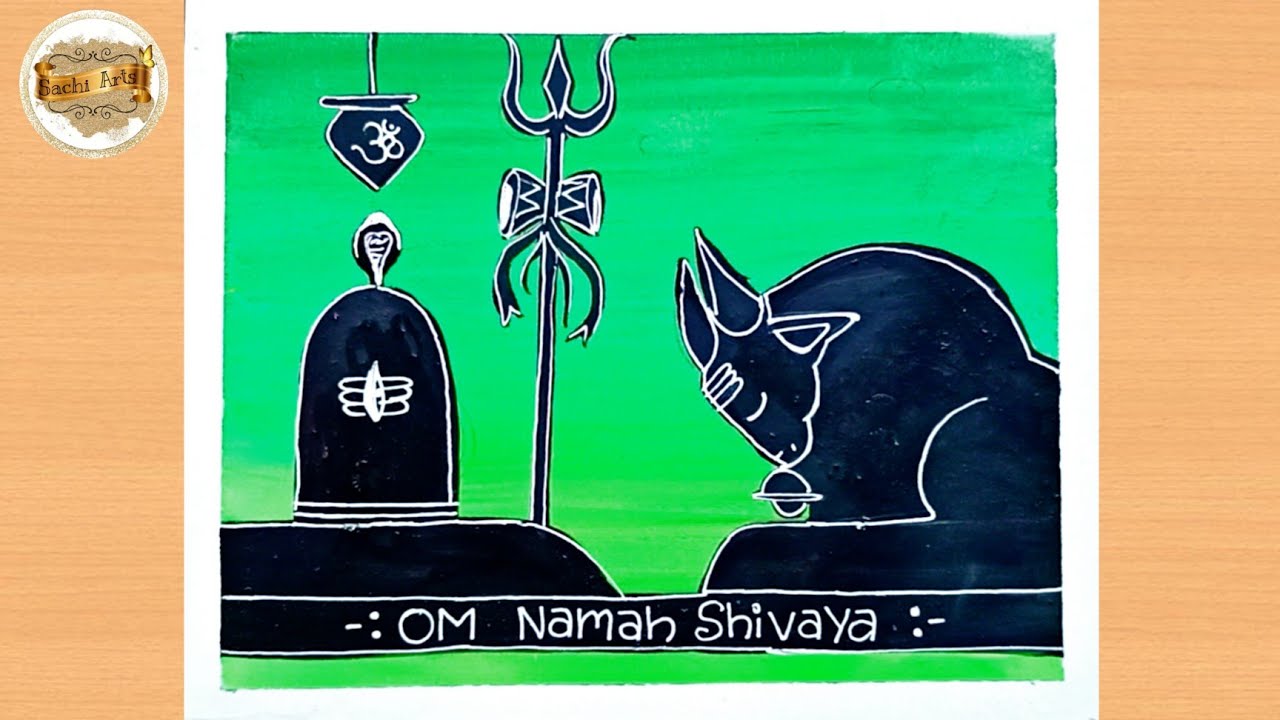 How To Draw Lord Shiva | Sawan Special Shivling Step by Step For ...