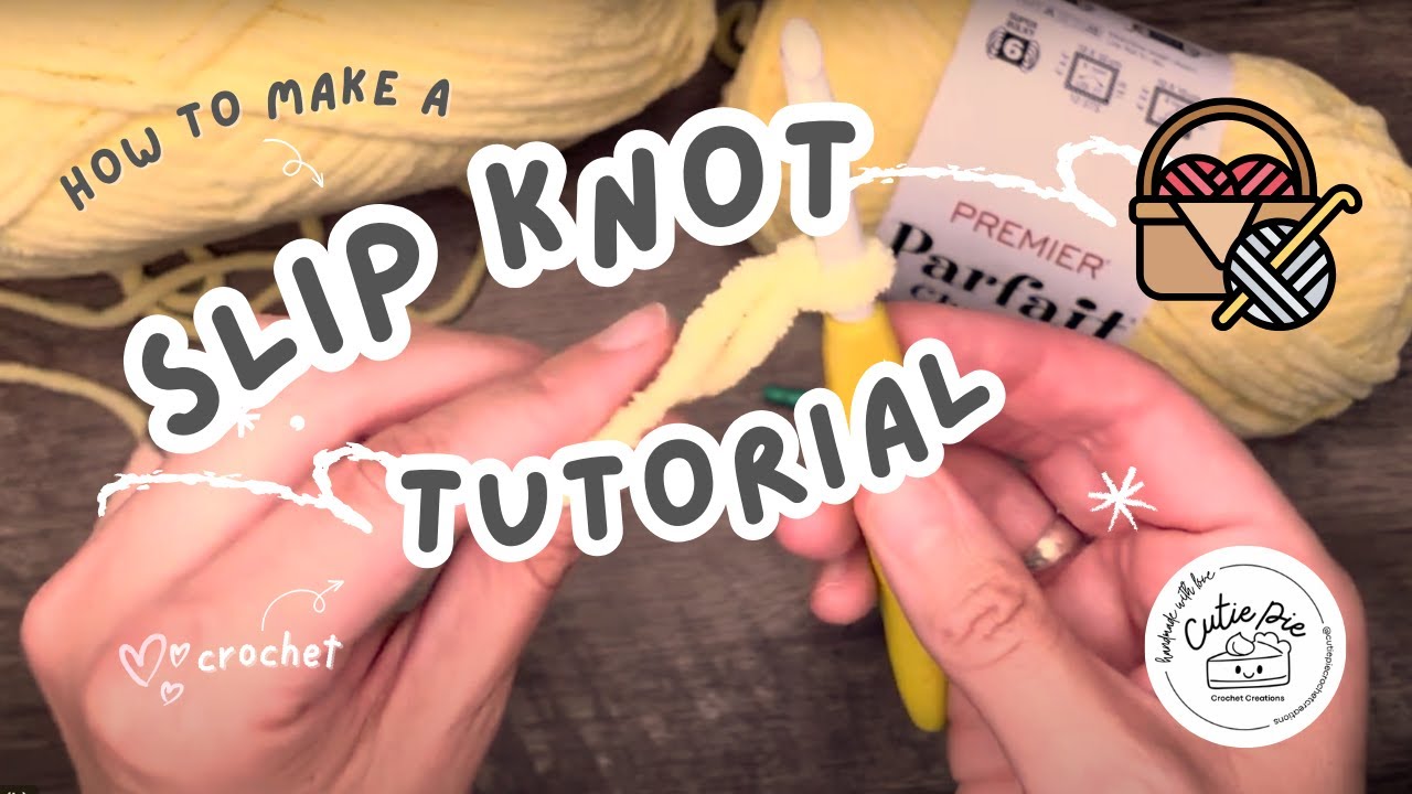 How to make a Slip Knot (crochet tutorial) - YouTube