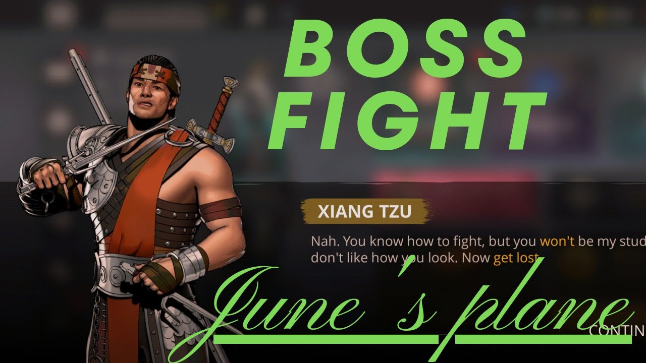 Boss fight with Xiang tzu | June's plane | Shadow fight 3 - YouTube