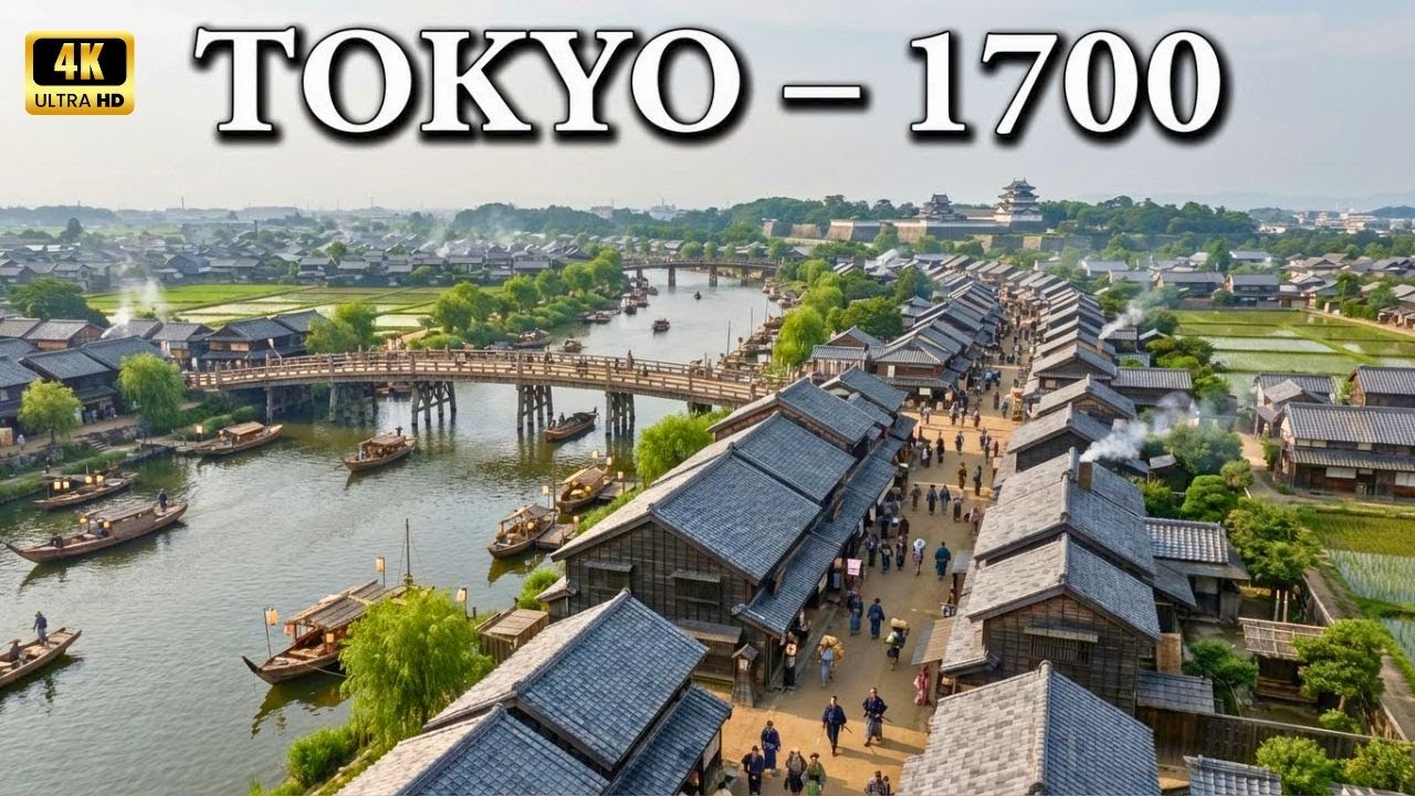 Edo (Tokyo) 1700 – Life in Japan Before Modernity (AI Reconstruction ...