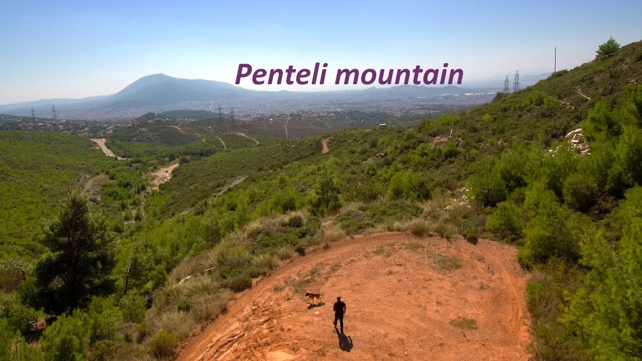 Aerial View of Penteli Mountain, Greece. - YouTube