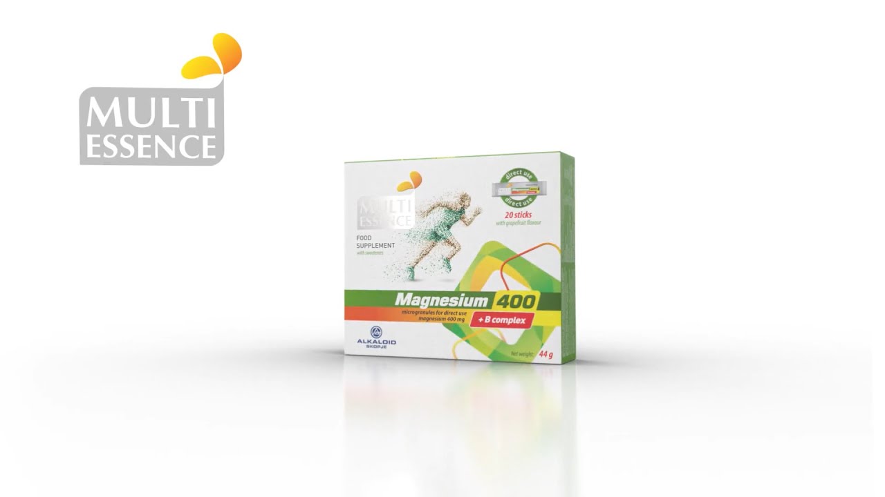 MULTI ESSENCE Магнезиум 400 + Б комплекс - YouTube