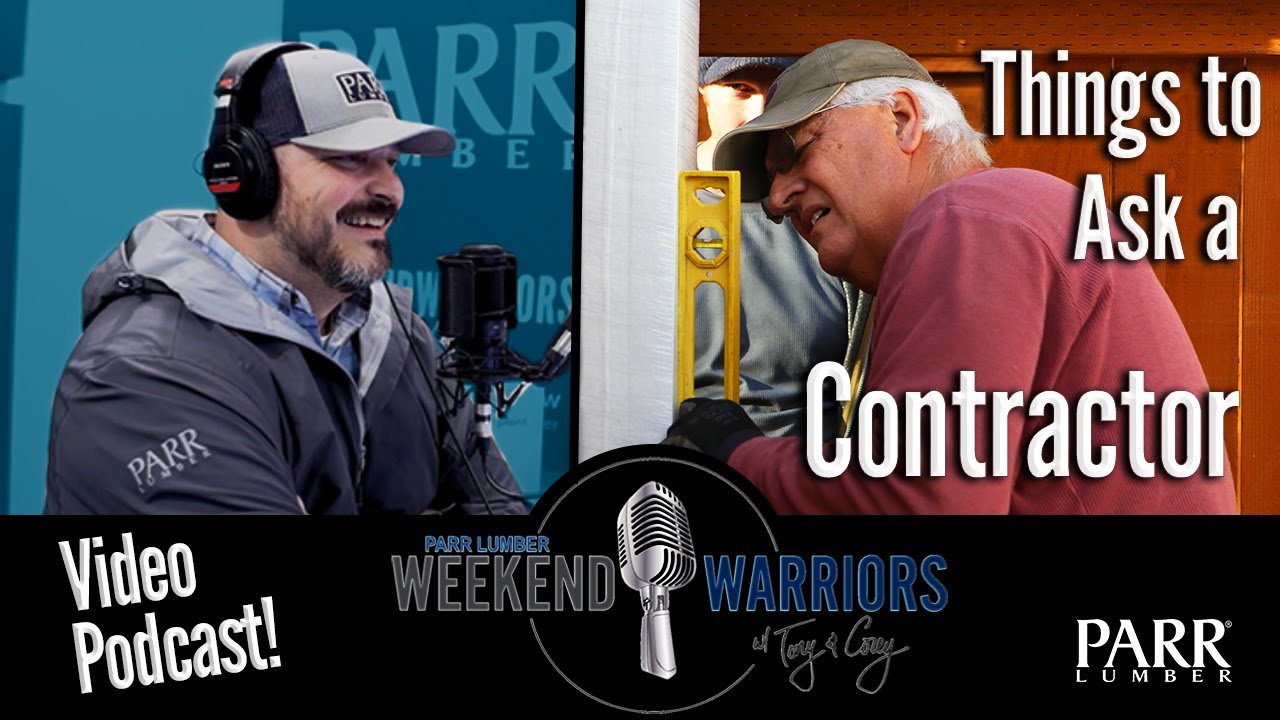 Things to Ask a Contractor | Video Podcast - YouTube