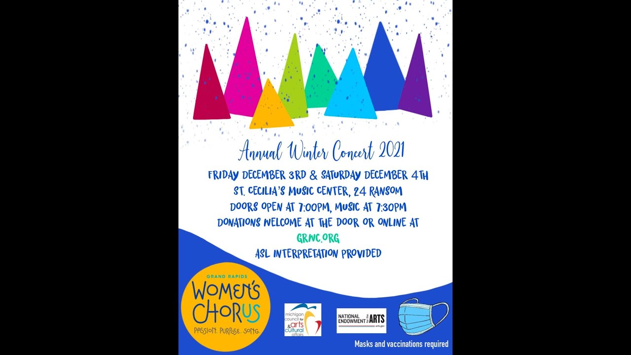 GRWC Winter Concert Dec. 4, 2021 - YouTube