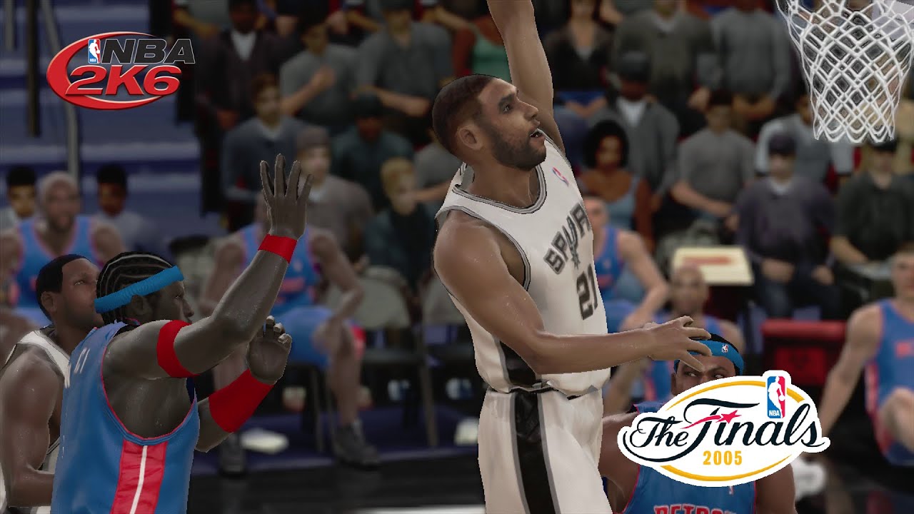 NBA 2K6 (Xbox 360): Spurs vs. Pistons, 2005 NBA Finals | Spurs Big Three Comes Through In The ...