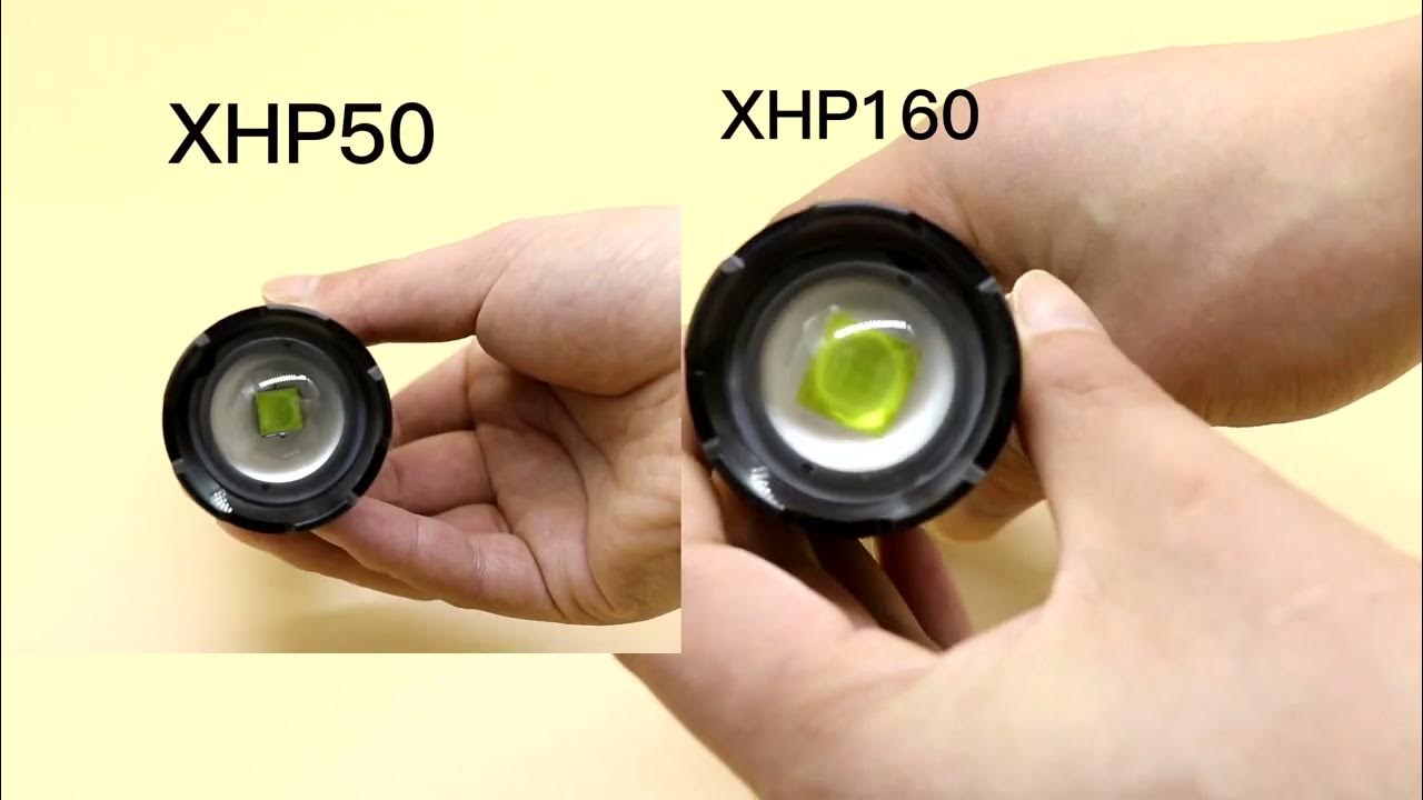 XHP160 16-core Super Bright 200,000LM LED Flashlight USB Rechargeable ...