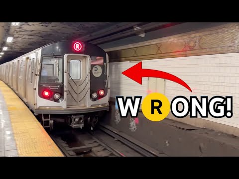 NYC MTA R Train Makes A Mistake - Subway Mini Clip