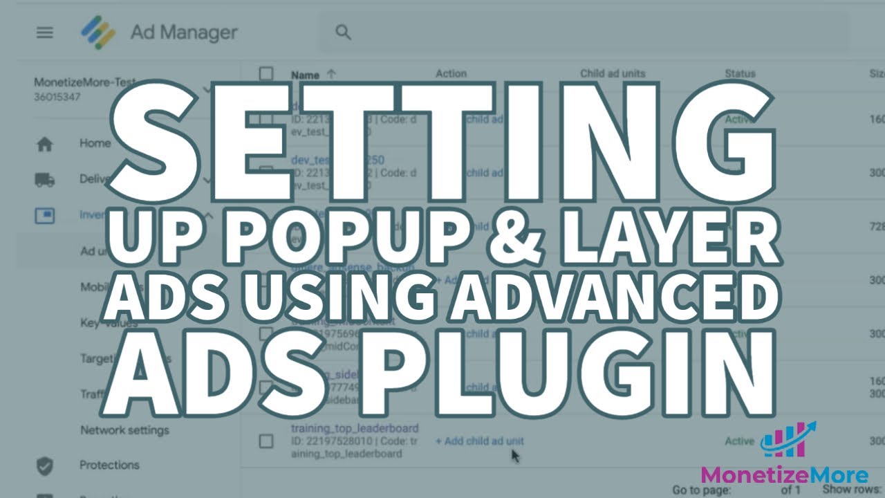 Setting Up PopUp & Layer Ads Using Advanced Ads Plugin - YouTube