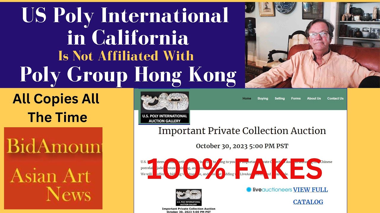 US Poly international Auctions, Fake Asian Art from China, CAVEAT EMPTOR - YouTube