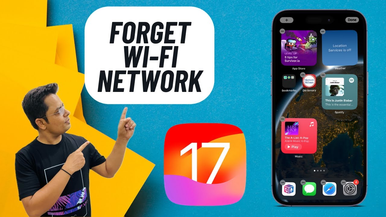 How to Forget a Wi-Fi Network in iPhone, iPad, Mac - YouTube