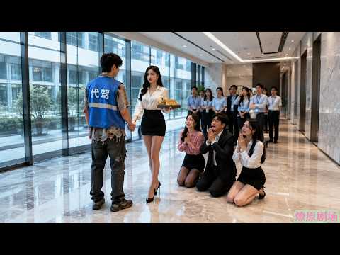 代駕小伙子被勢利眼前台當眾羞辱，下秒未婚妻美女總裁現身維護，殊不知他竟是隱藏大佬！ 1秒幫她拿回千億合同，碾壓仇敵！驚艷女總裁當場下跪向他求婚！#代价小伙竟千亿身价