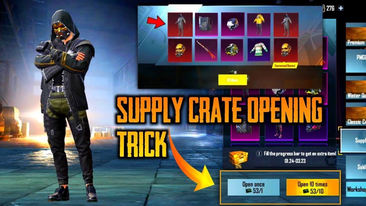 Supply Crate Opening Trick I Supply Crate 60+ Crate 🤑I Wait For And I ...
