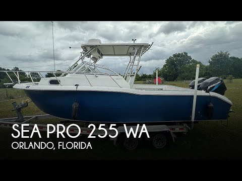 Used 2003 Sea Pro 255 WA for sale in Orlando, Florida - YouTube