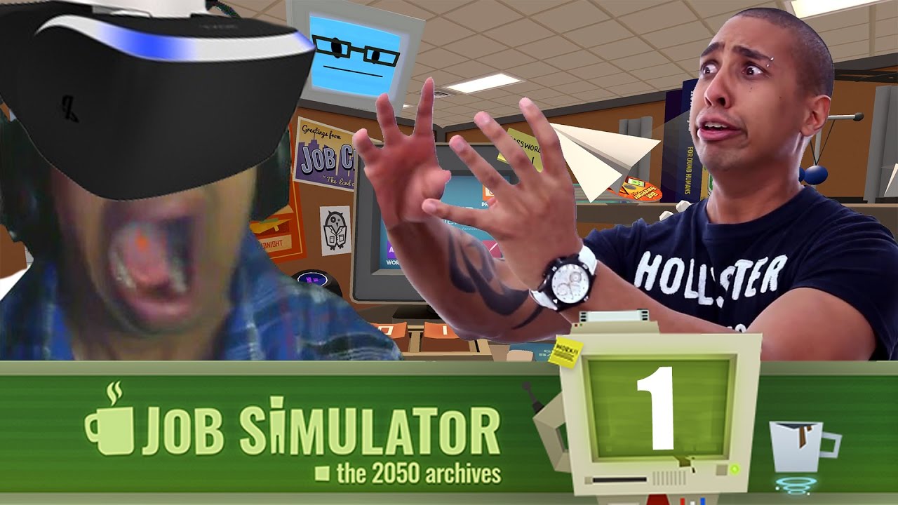 PSVR: Job Simulator: the 2050 Archives Gameplay Part 1 - MaximusBlack ...