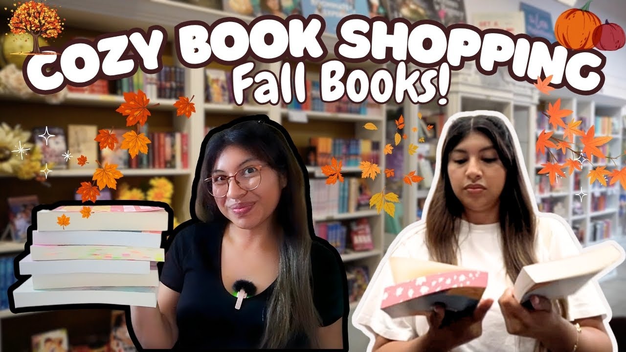 Cozy Fall Bookstore Vlog 🍂 romance bookstore, fall book recs, book ...