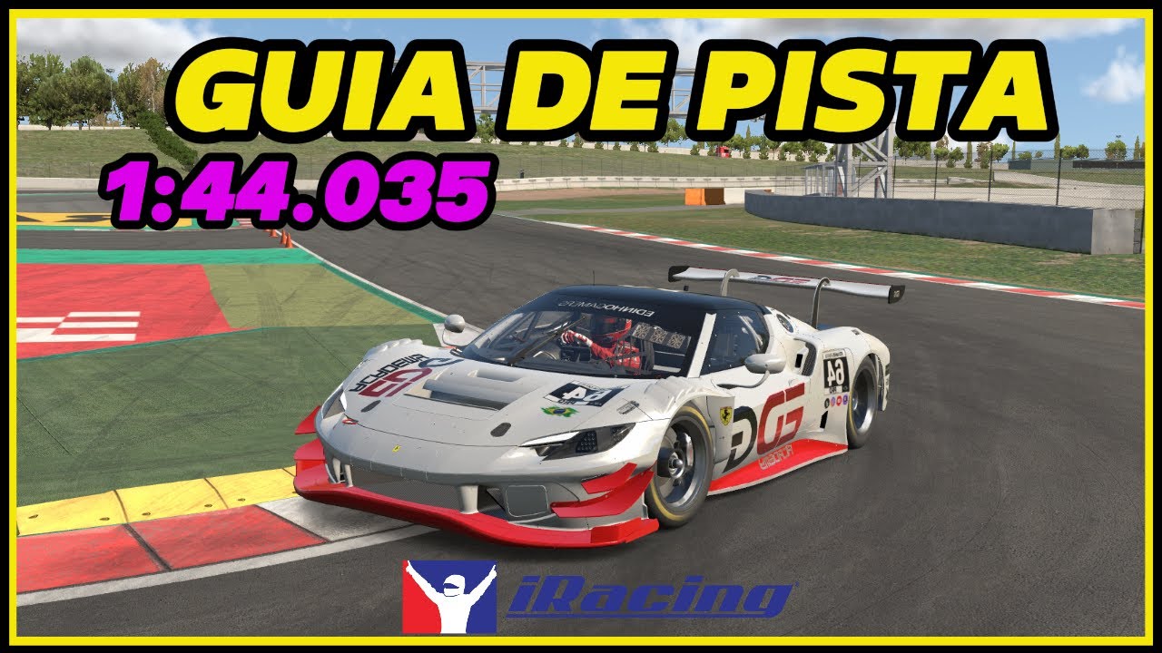 Guia de Pista-Ferrari 296 GT3-Catalunya-Full Course - YouTube