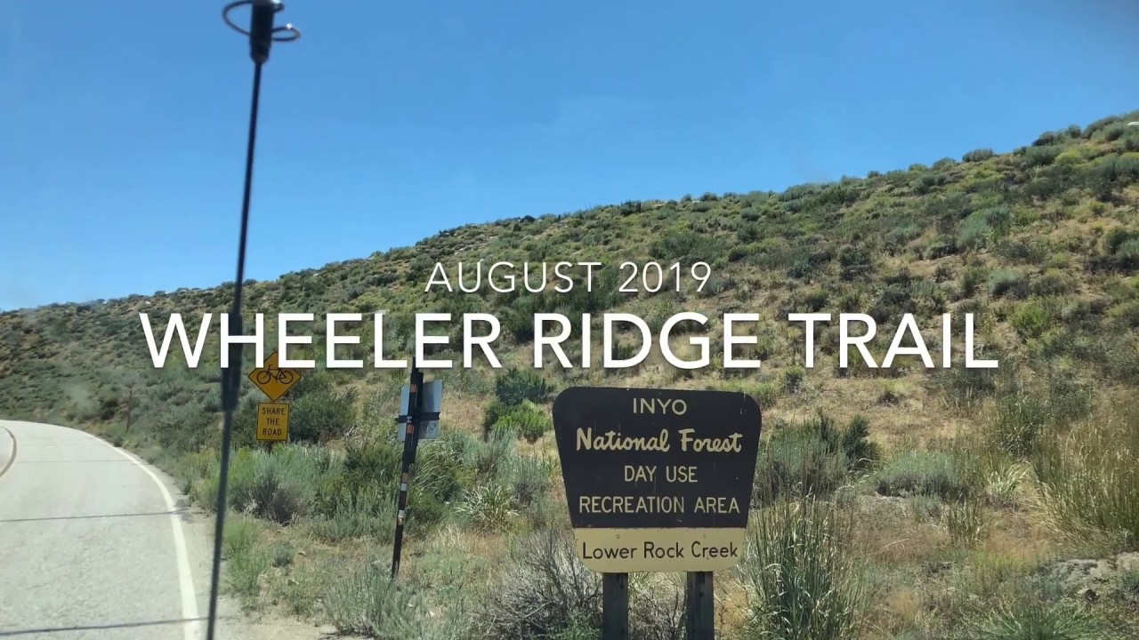 Wheeler Ridge Trail August 2019 - YouTube