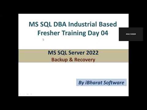 17. SQL Server Backup Understanding in Hindi #ibharatsoftware - YouTube