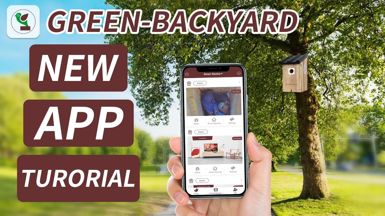 Green-Backyard Bird Box Cameras: New APP Tutorial - YouTube