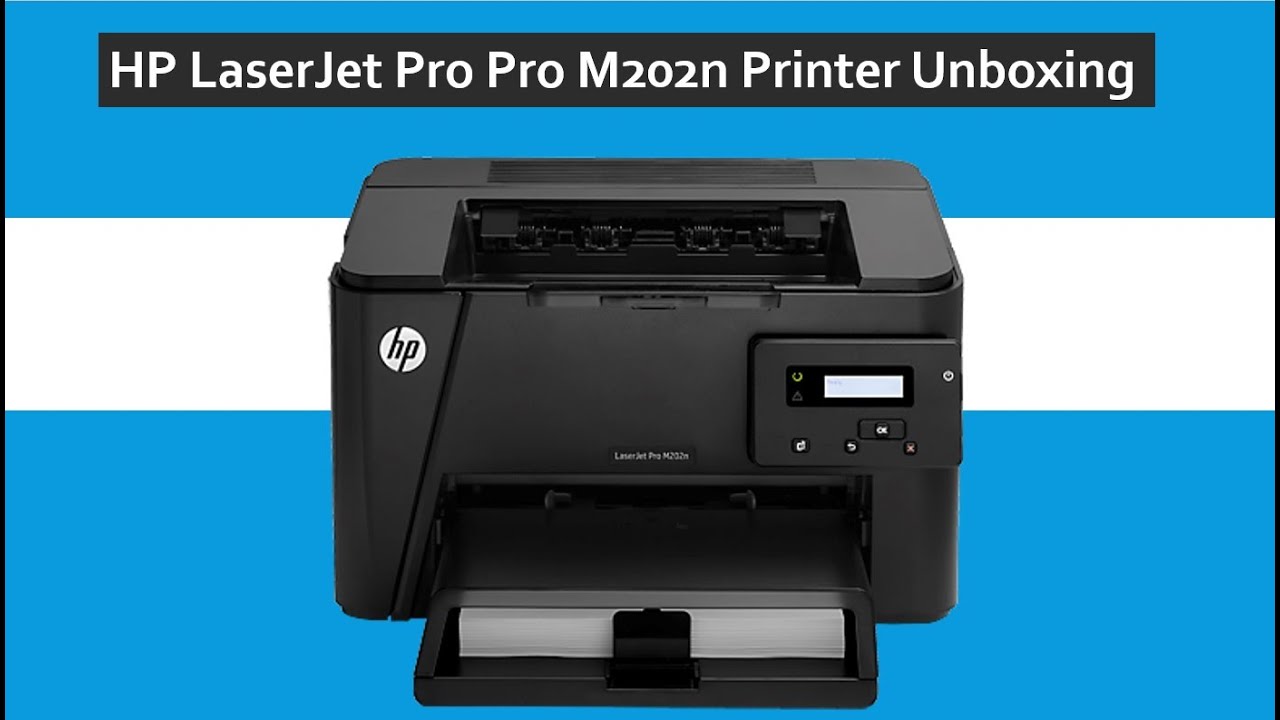 HP LaserJet Pro Pro M202n Printer Review and Unboxing - YouTube