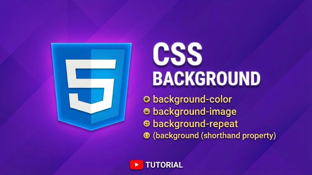 Html in CSS Part 1 | notepad coding | How to learn html CSS Backgrounds ...