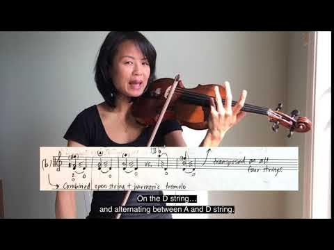 Harmonic with Open String Tremolo - Extended Techniques for Violin ...