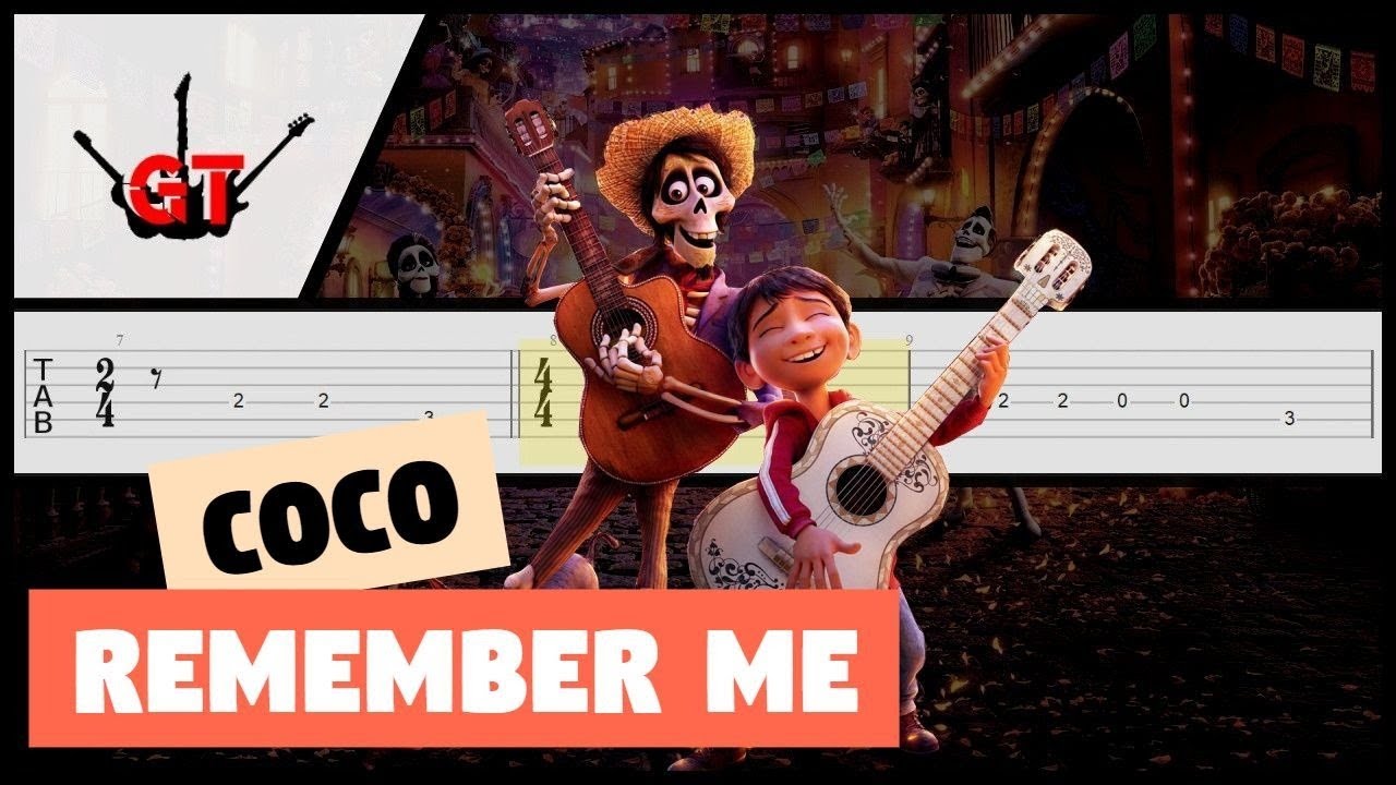 How to play Remember Me - Coco - Guitar Tab - YouTube