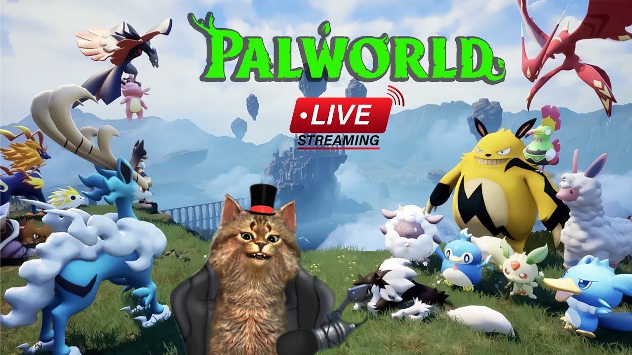 All Animals here can be pal - Palworld Live Streaming Part 1 - YouTube