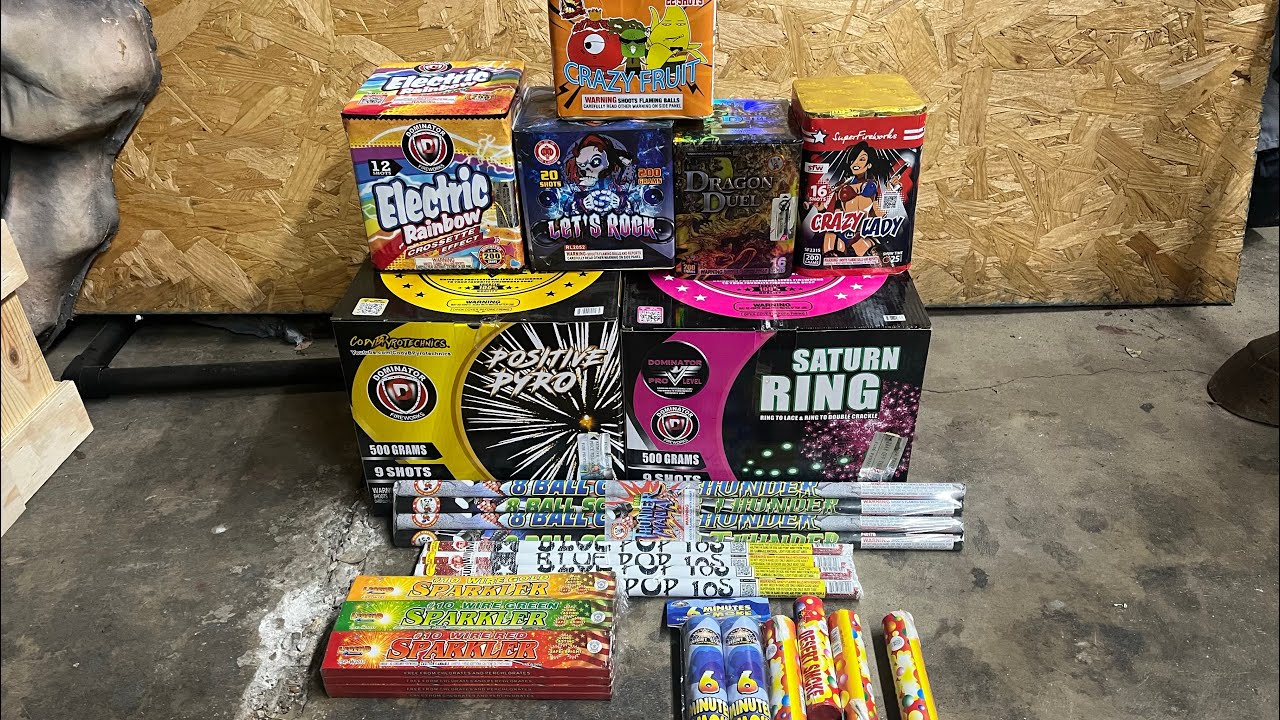 Fireworks Stash Update CodyBPyrotechnics Positive Pyro - YouTube