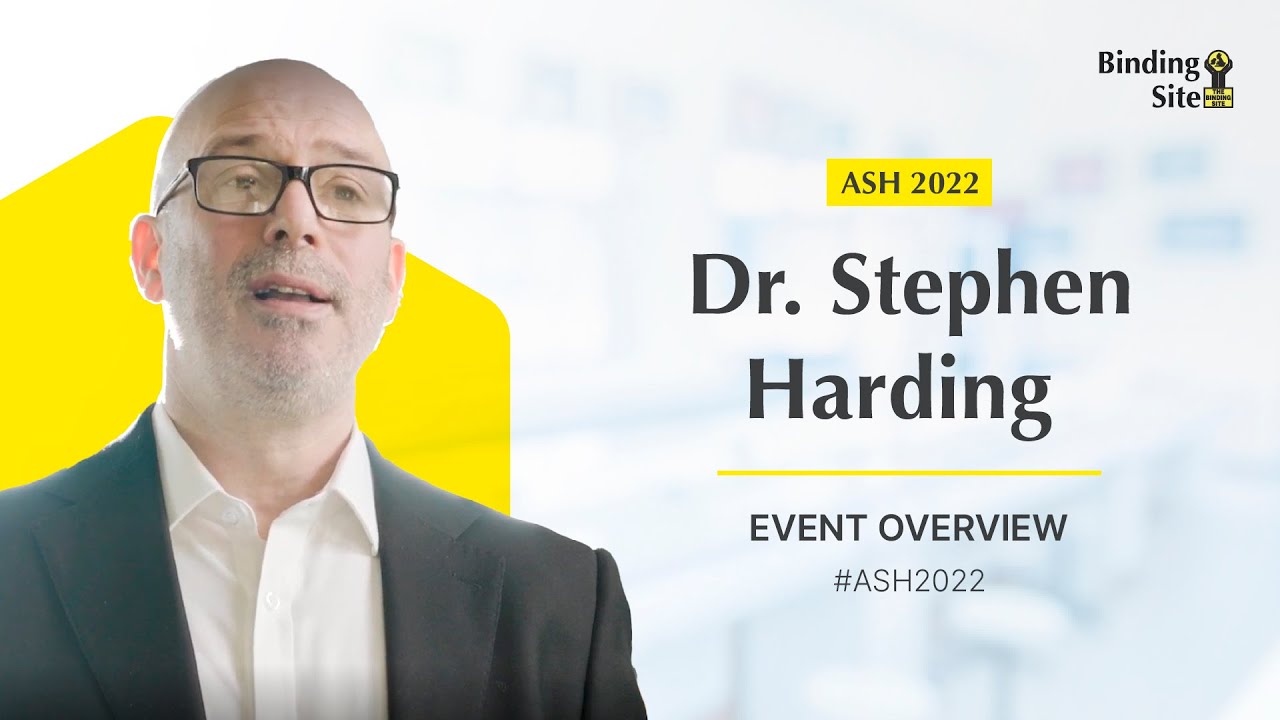 ASH 2022 - Event Overview with Dr Stephen Harding - YouTube