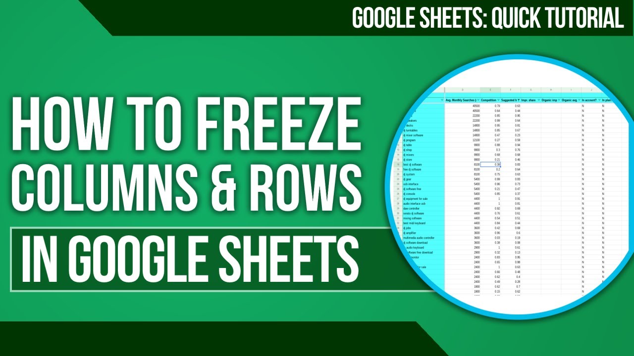 Google Sheets How To Keep Columns And Header Row Visible Freeze Columns Rows YouTube google-sheets-how-to-keep-columns-and-header-row-visible-freeze-columns-rows-youtube